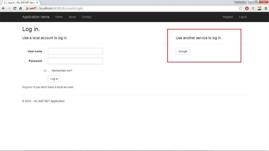 Building Mvc 5 Application With An Open Authentication